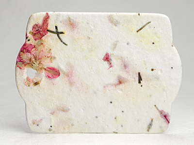 Handmade Paper Seed Memorial, Celebration and Gift Tags