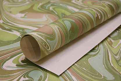 Tree Free Handmade Papers - Made in India SHP1221 Green Marble sheets